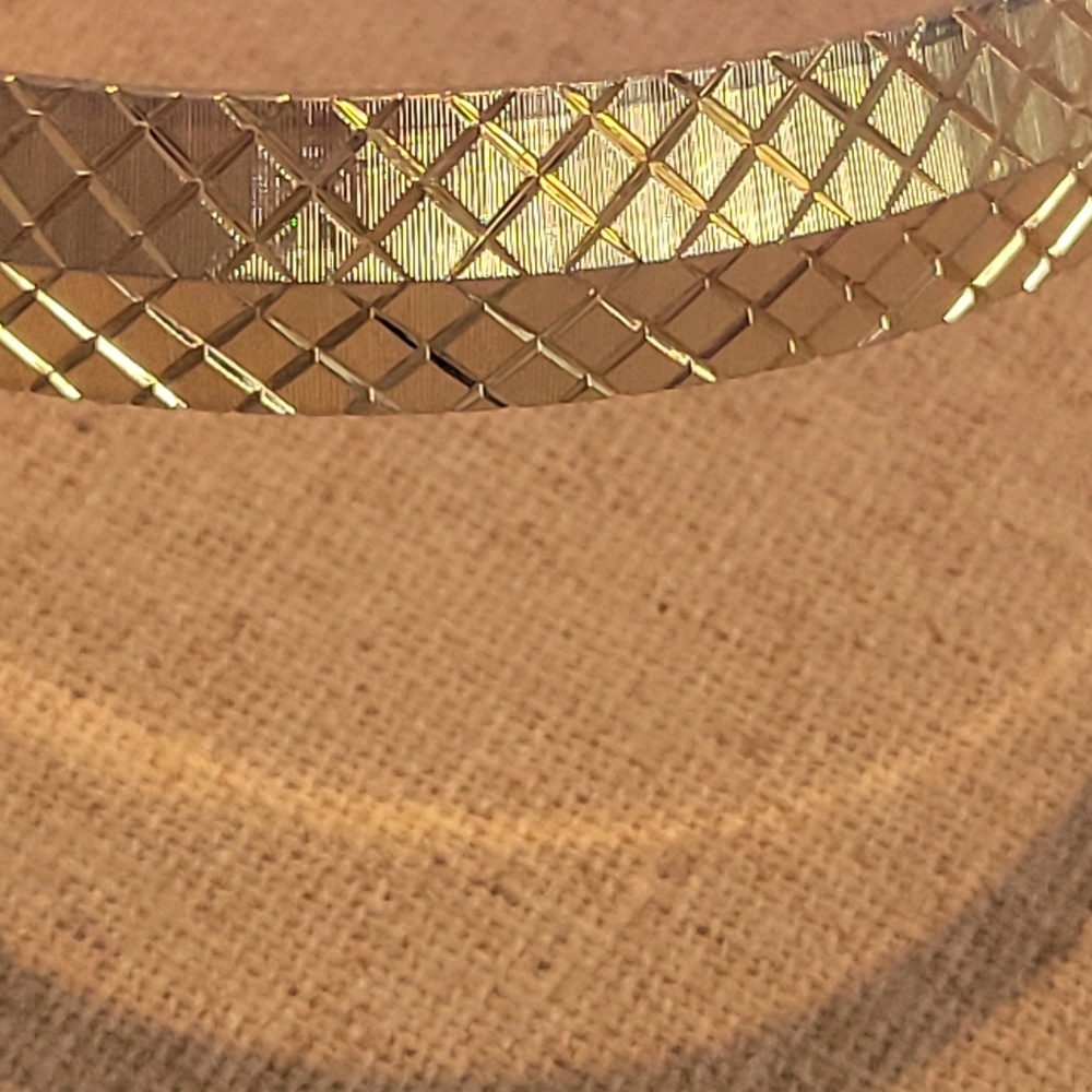 Vintage Monet Bangle Bracelet, Signed - Gem